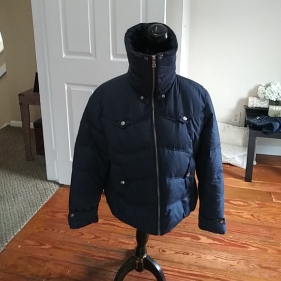 Guess | Jackets & Coats | Guess Navy Blue Puffy Jacket | Poshmark
